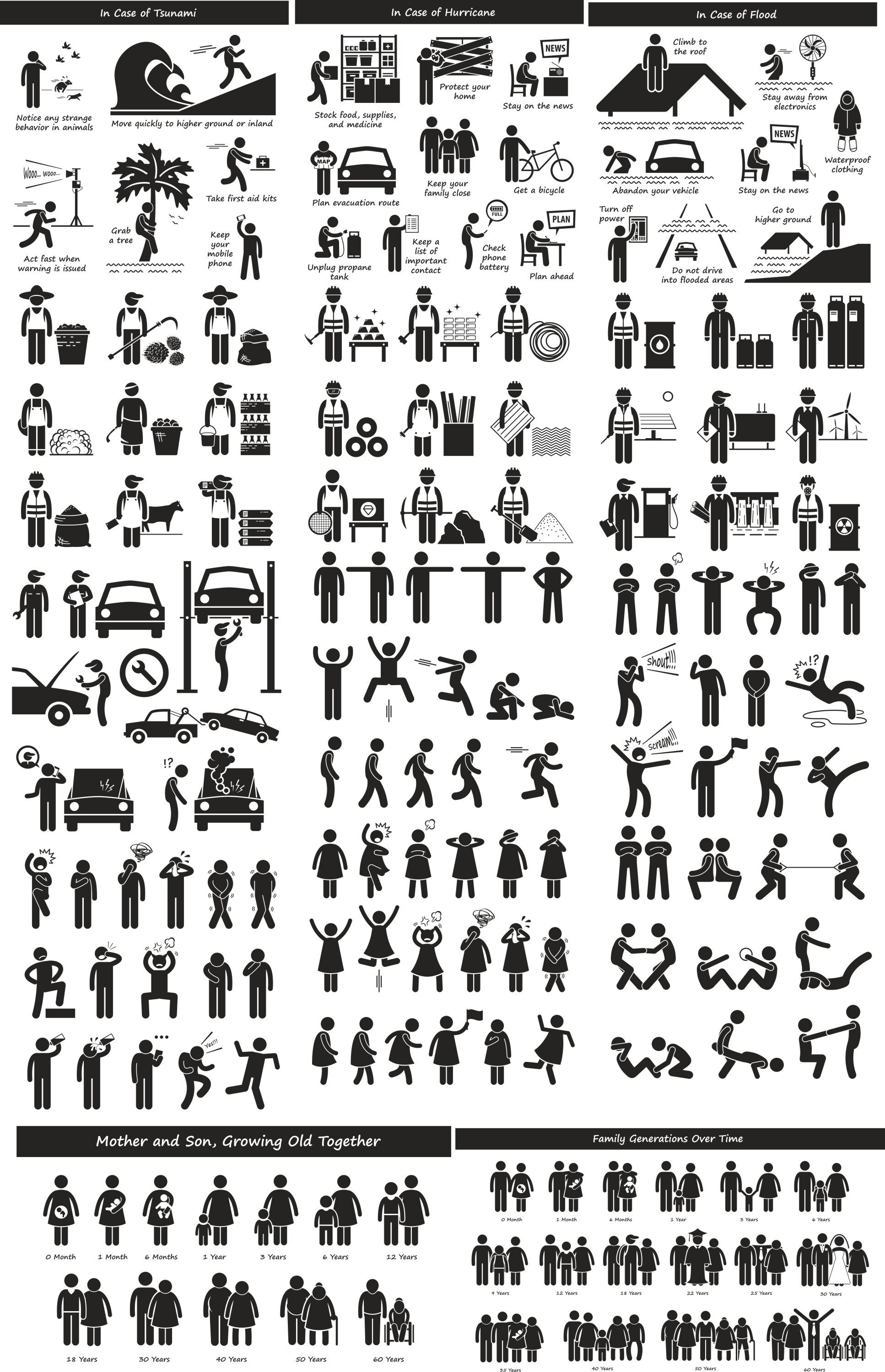 Pictogram SVG Clipart Single Pages Printable Digital Sublimation ...