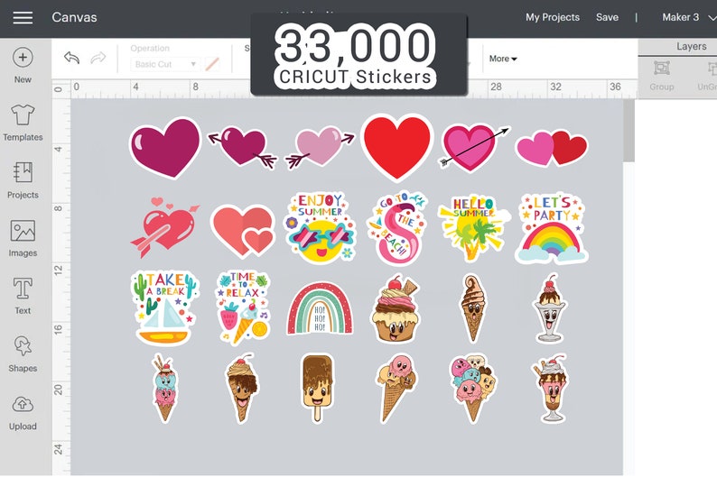 33,000 PNG Cricut Mega Funny Car Bumper Stickers Pack Bundle Uv Dtf ...