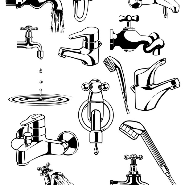 Faucet Svg - Etsy