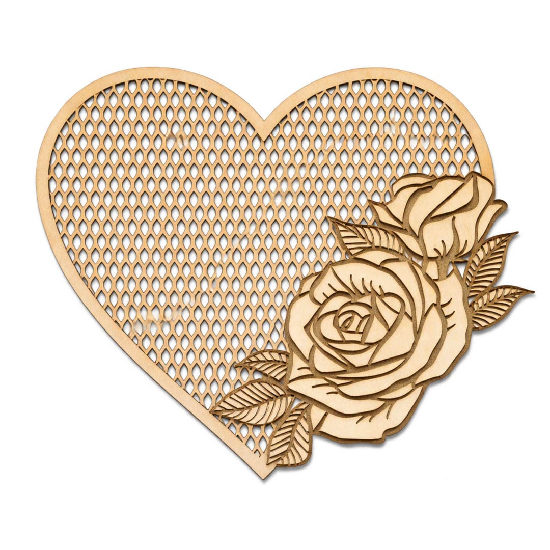 101 Heart Laser Cut Lightburn LBART SVG DXF Bundle | Romantic Heart ...