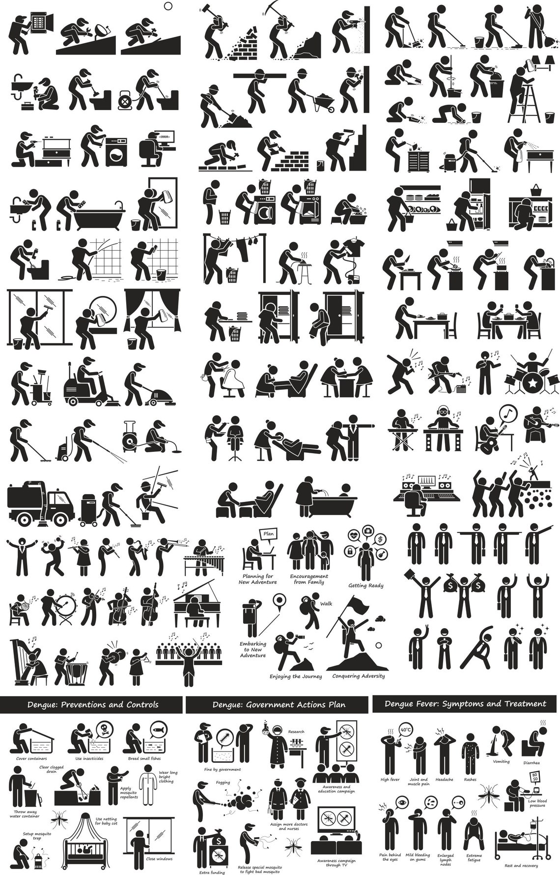 Pictogram SVG Clipart Single Pages Printable Digital Sublimation ...