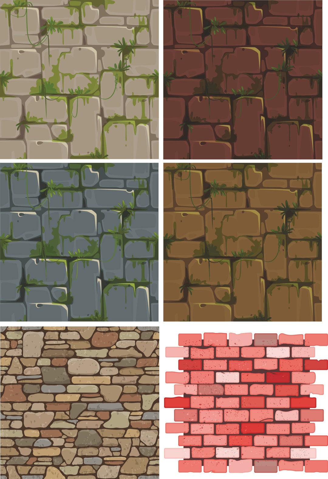 Stone Texture SVG Clipart Single Pages Printable Digital Sublimation ...