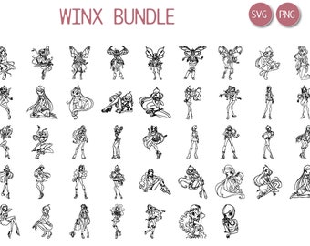 Winx Sticker Svg - Etsy