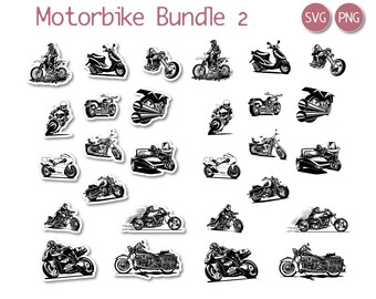 Motorcycle Sticker Png - Etsy