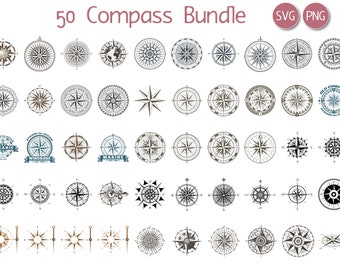 Compass Svg Sublimation - Etsy
