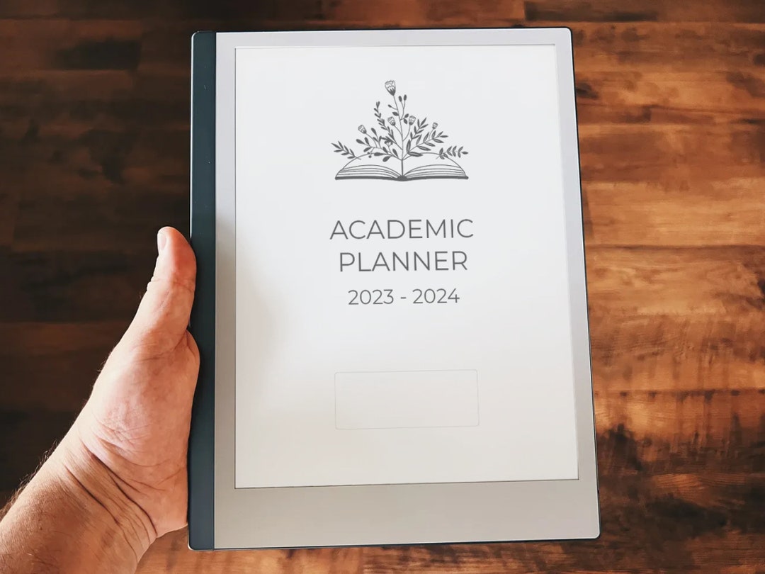 Remarkable Academic Digital Planner Yearly Monthly Weekly - Etsy