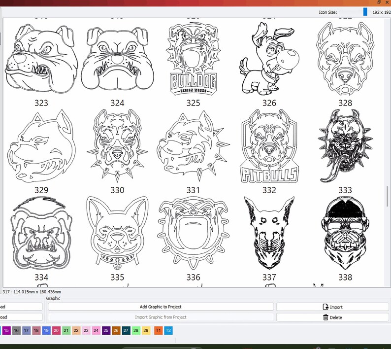 400 Dog Cartoon Lightburn LBART Files | Cute Puppy Engraving Designs ...