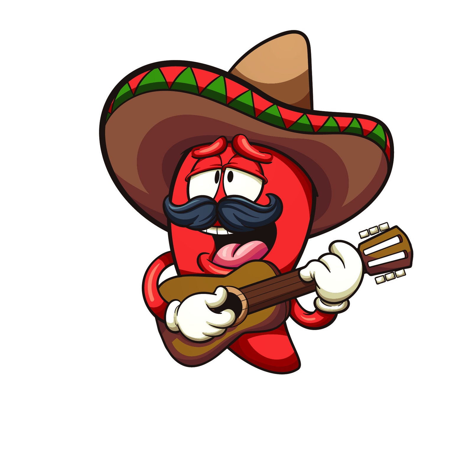 Chili Pepper SVG PNG Clipart Single Pages Printable Digital Sublimation ...