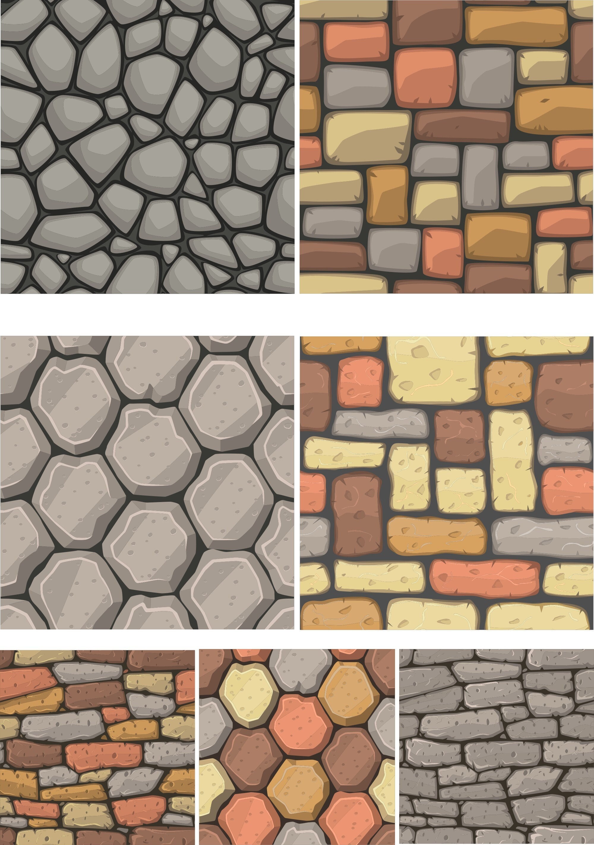 Stone Texture SVG Clipart Single Pages Printable Digital Sublimation ...