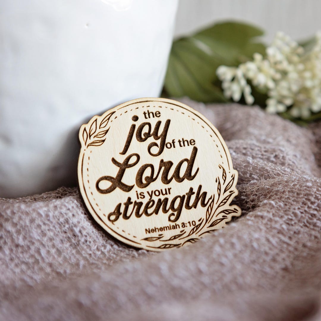 Wood Laser Engraved Fridge Magnets, Bible Verse, Christian, Religious ...