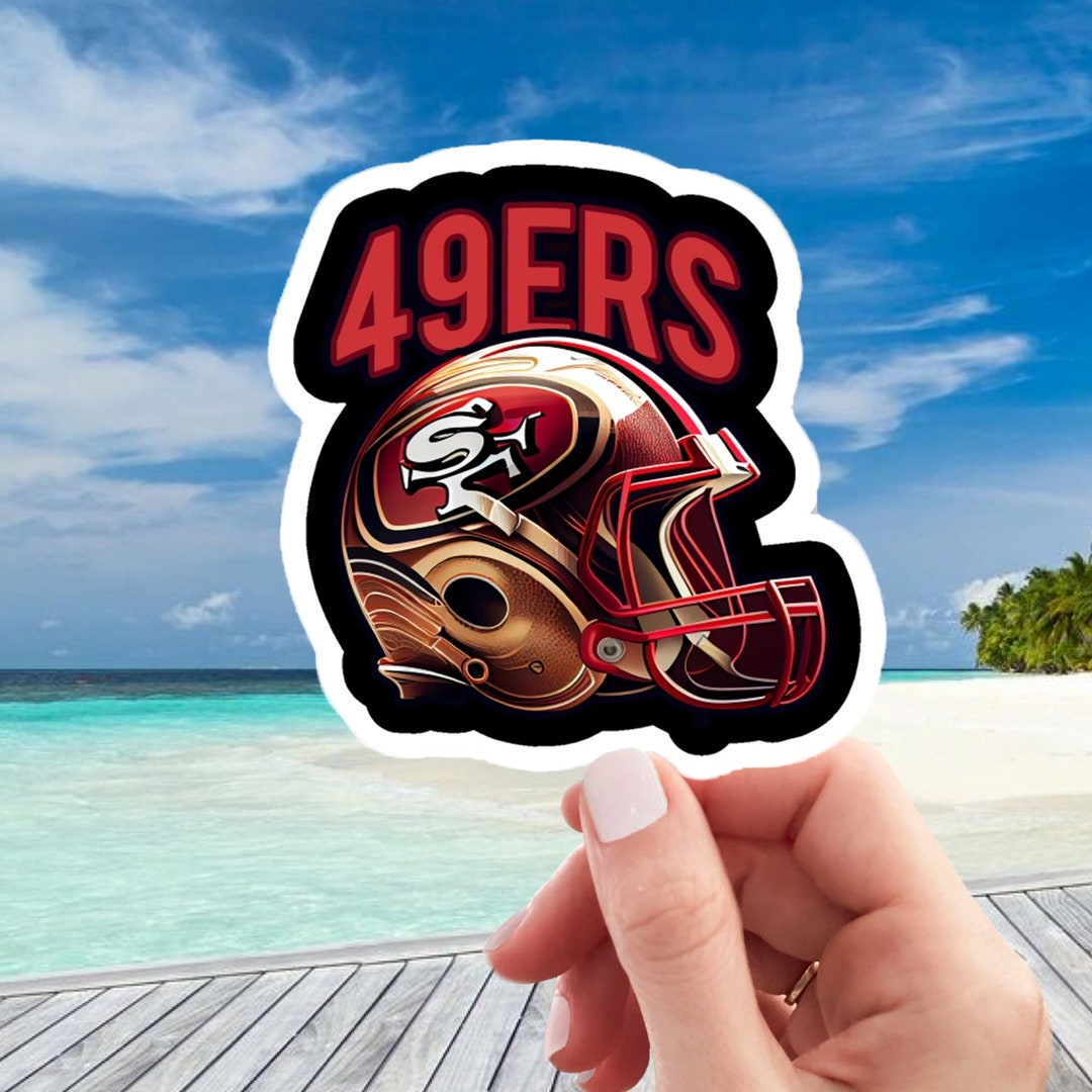 49ers Sticker Laptop Sticker Water Bottle Sticker Vinyl Sticker Funny ...