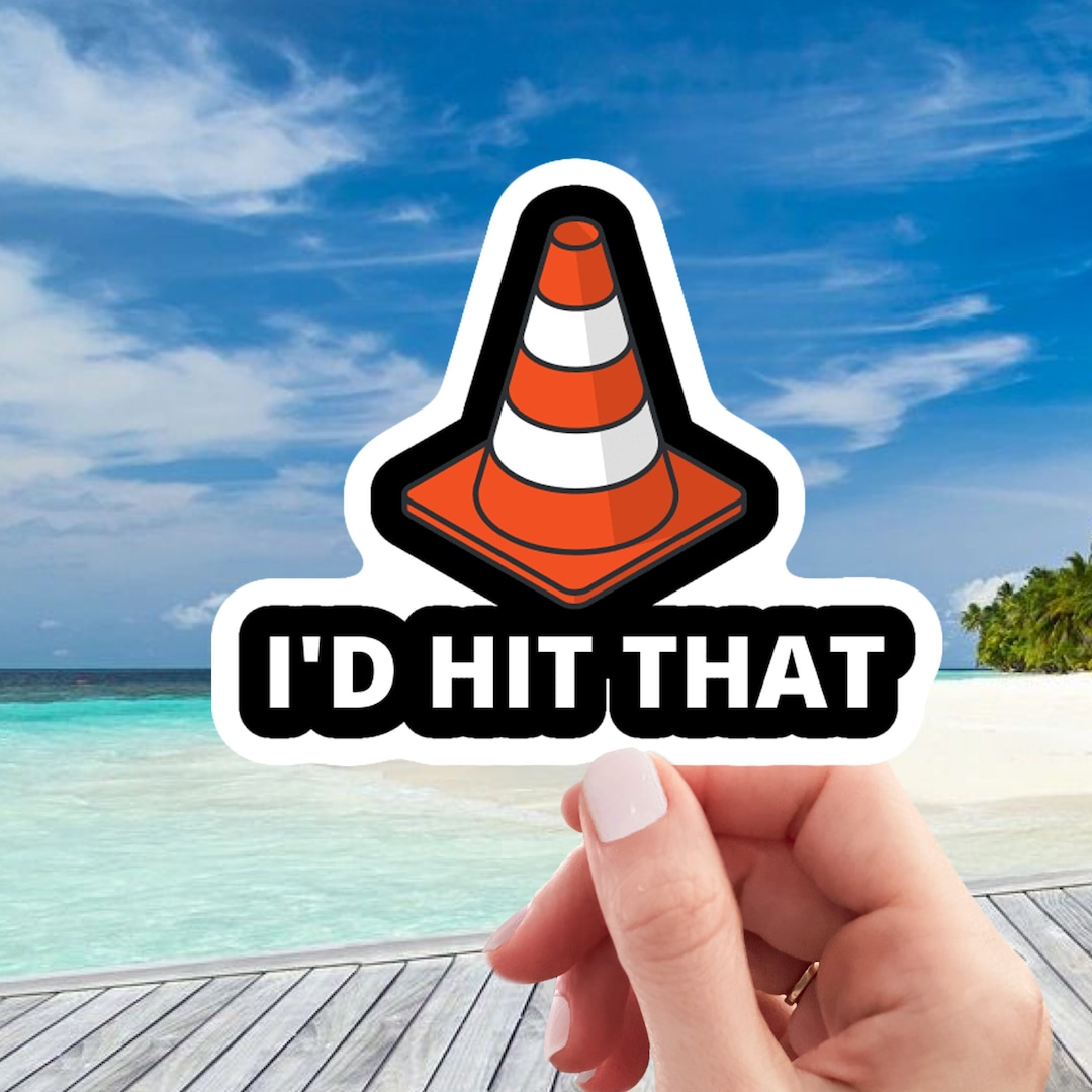 I'D Hit That Sticker Laptop Sticker Water Bottle Sticker Journal ...