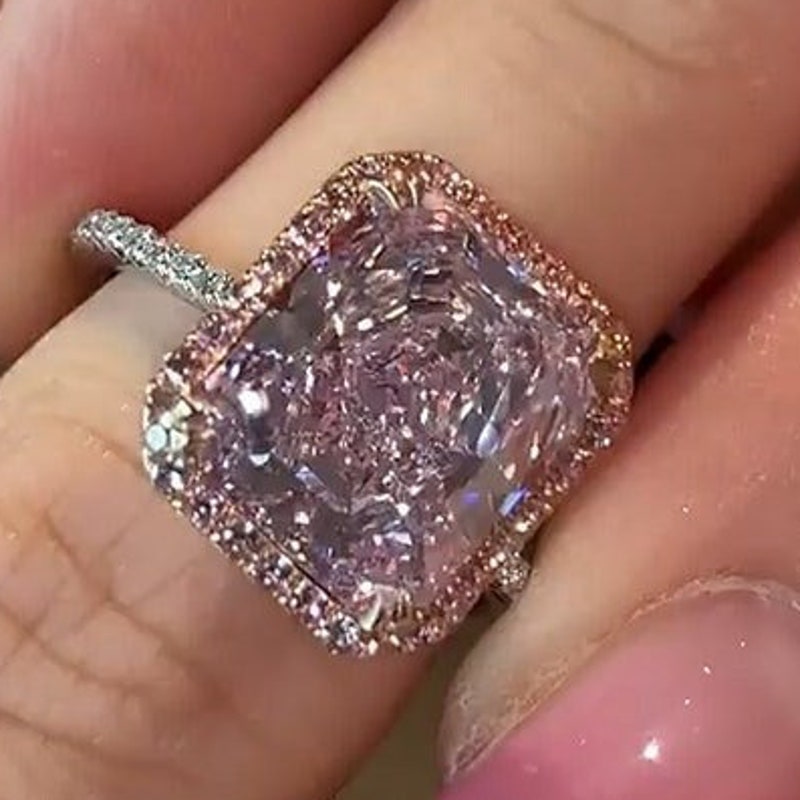 Large Diamond Ring - Etsy