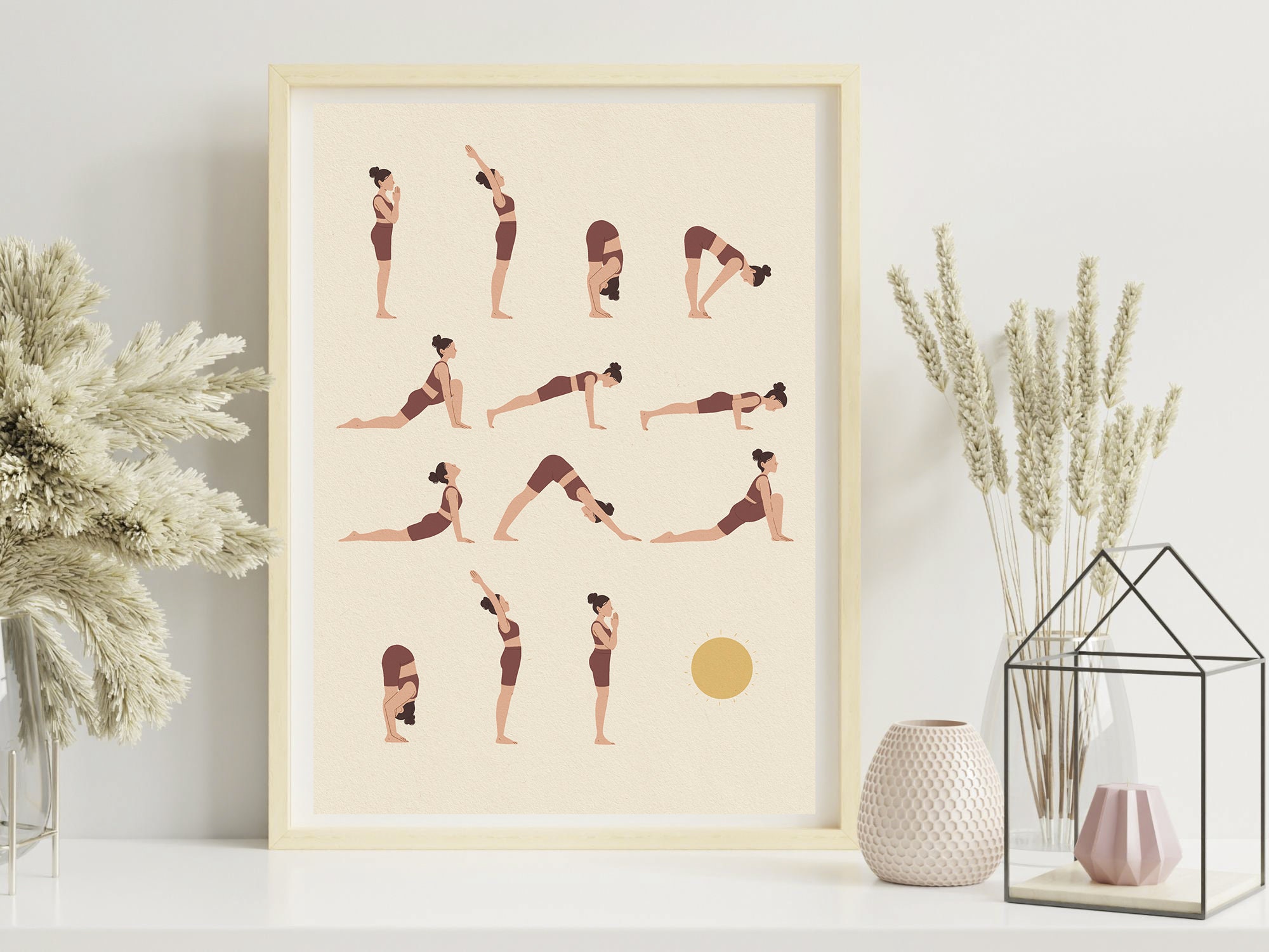 Sun salutation printable wall Poster sold by Alhaji | SKU 40318749 | 55 ...
