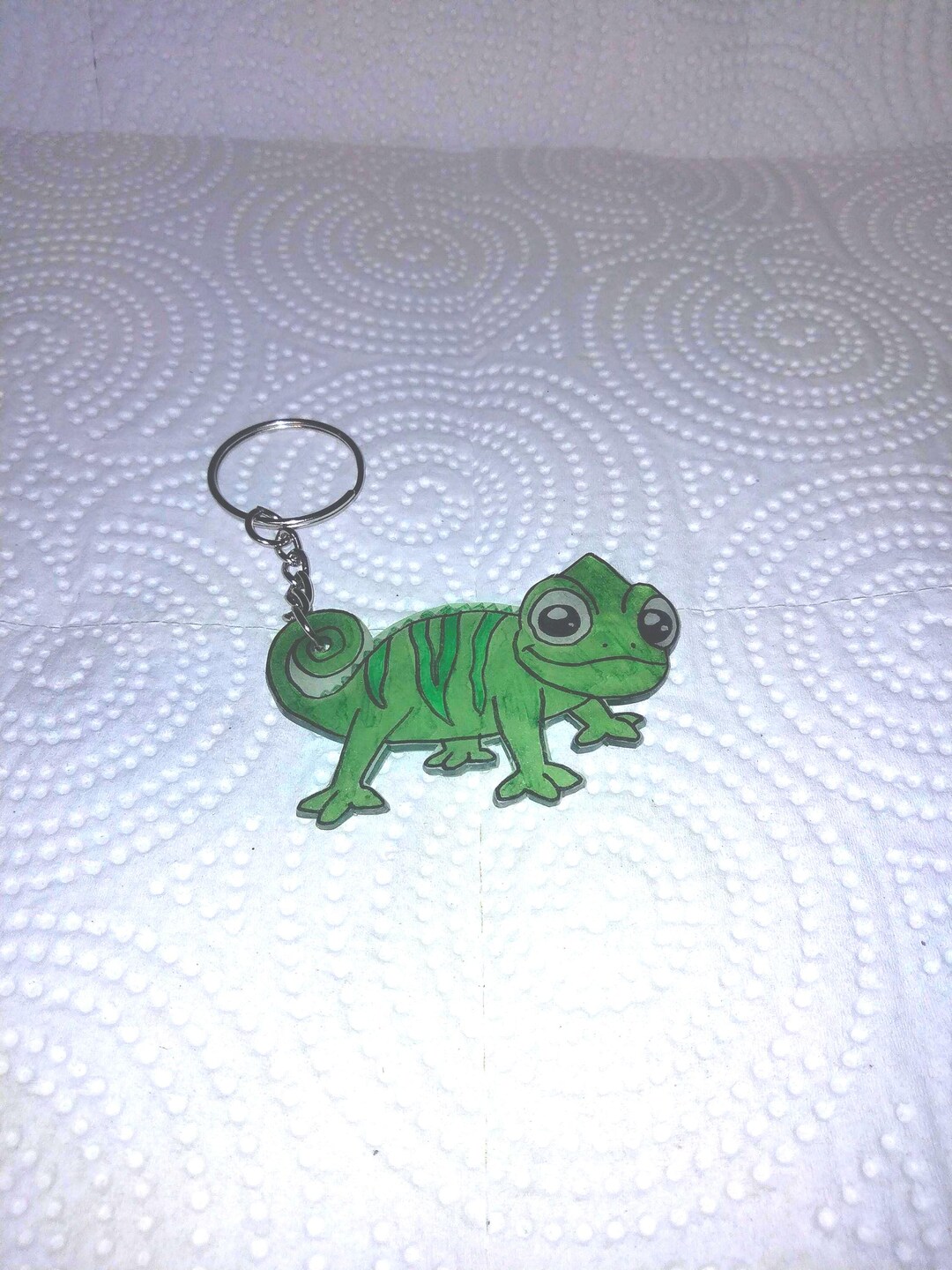 Handmade Pascal Keychain: Tangled Inspired Charm - Etsy