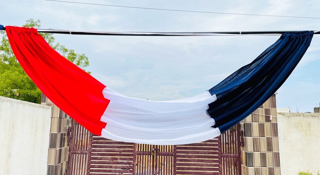 Patriotic Bunting Banner American Flag Swag Drape Red Blue - Etsy
