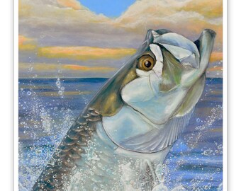 Tarpon Painting - Etsy