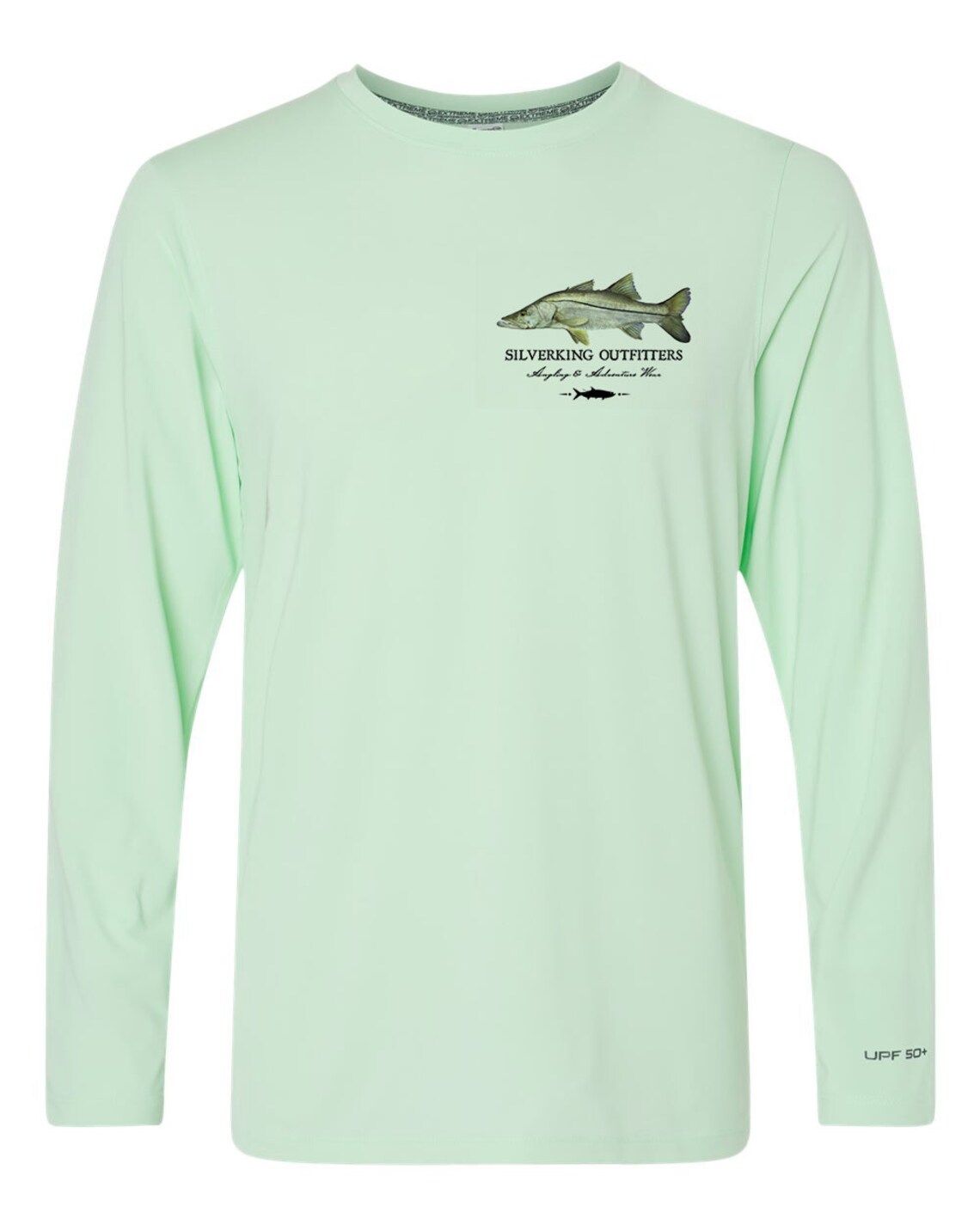 Snook & Mangroves Performance UPF Long Sleeve Fishing Shirt, UV ...