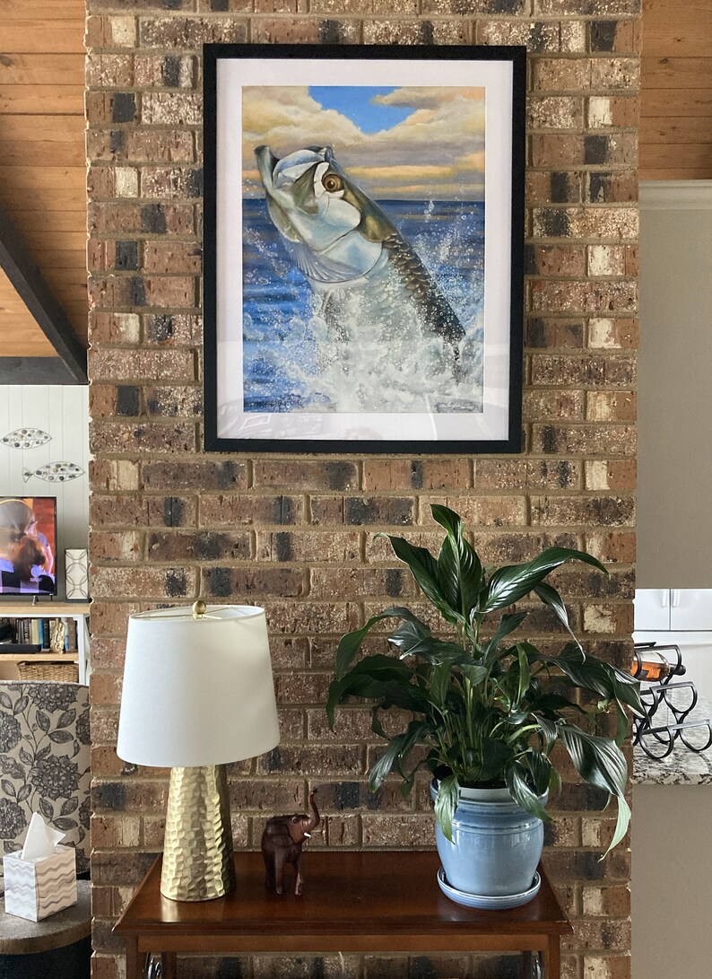 Tarpon Painting Tarpon Giclee Art Print Fish Art Florida Fishing - Etsy