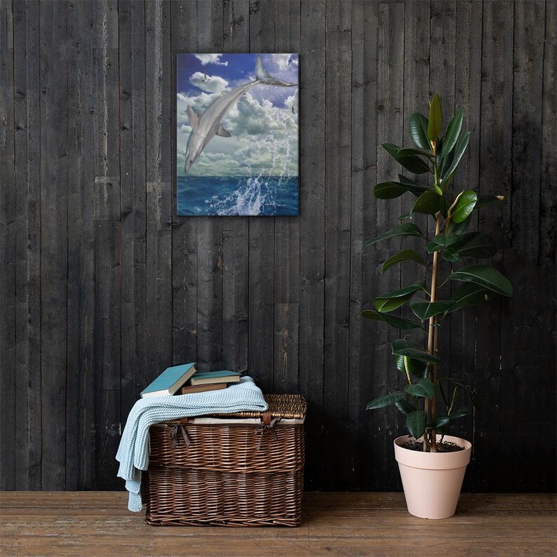 Mako Air, Mako Shark Painting, Shark Art, Shark Print - Etsy