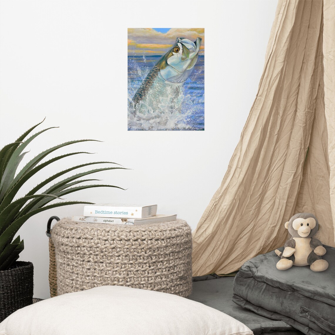 Tarpon Painting Tarpon Giclee Art Print Fish Art Florida Fishing - Etsy