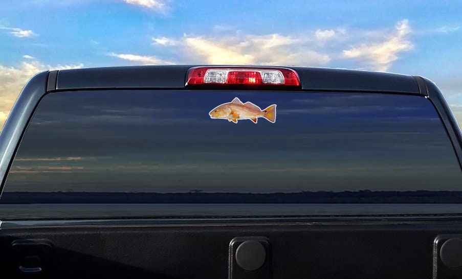 Redfish, Redfish Decal, Redfish Sticker, Fishing Decal - Etsy