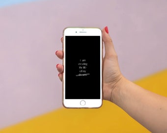 White Lock Screen - Etsy