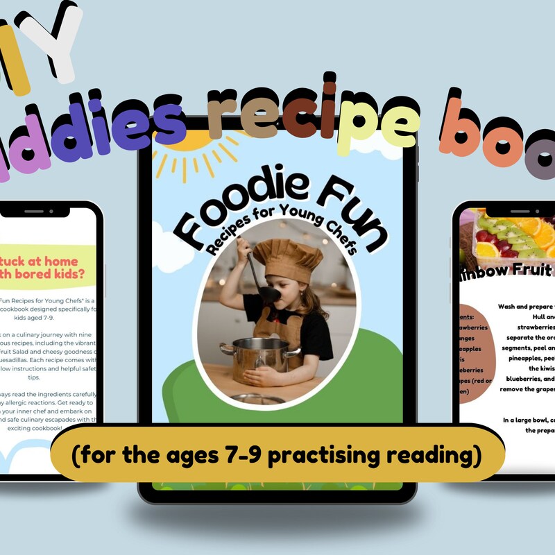 Kids Cookbook - Etsy