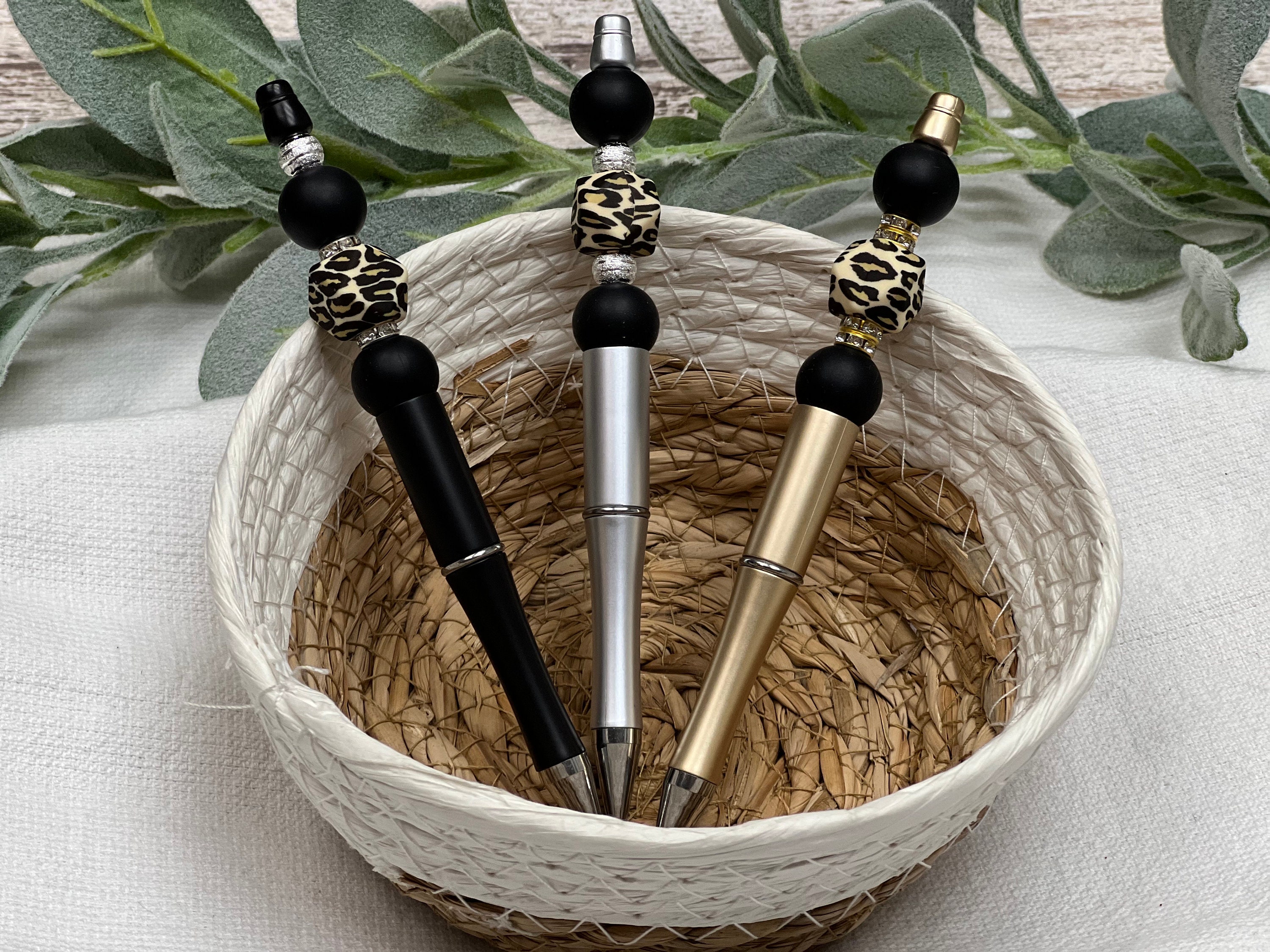 Leopard Print Beaded Pens - Etsy