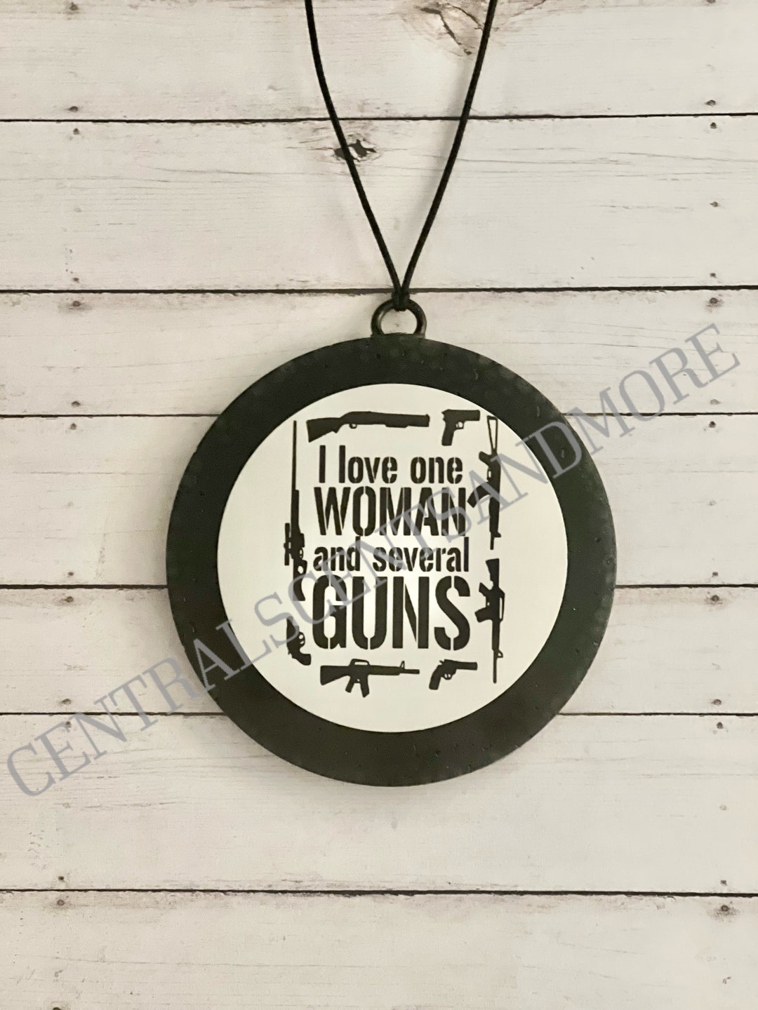 I Love One Women and Many Guns Freshie - Etsy