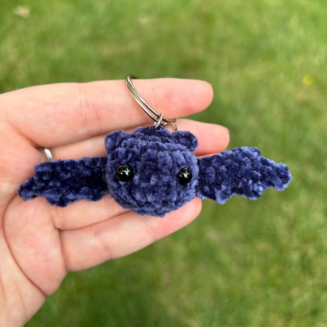 Crochet Bat Keychain - Etsy