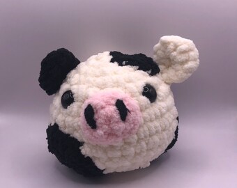 Mint Cow Plushie , Cow Toy, Cow Stuffed Animal, Crochet Animal ...
