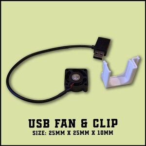 Cooling Fan and Clip for the Mevo Clam - Etsy