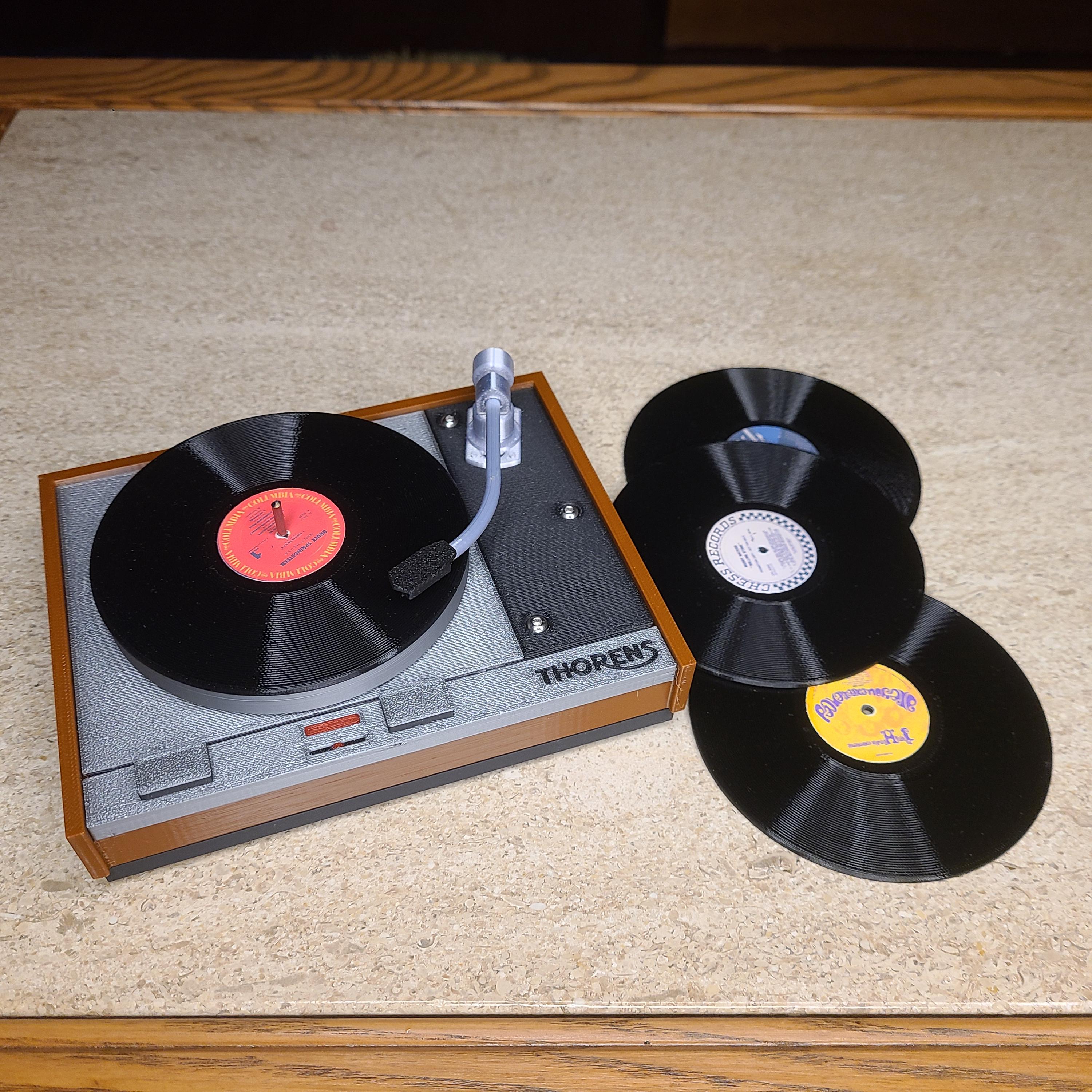 Vintage Turntable Coaster Set - Etsy