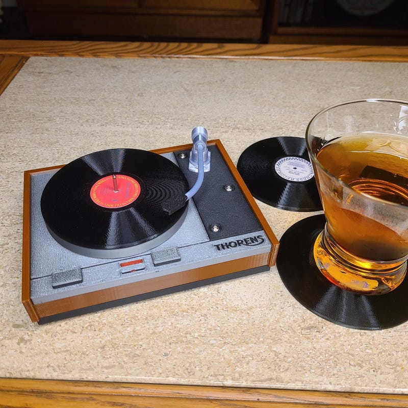 Vinyl Record Drink Coaster - Etsy