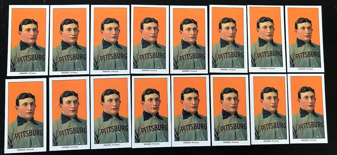 T206 Rare Backs Cigarette Tobacco All 16 Card Rare Backs Reprint ...