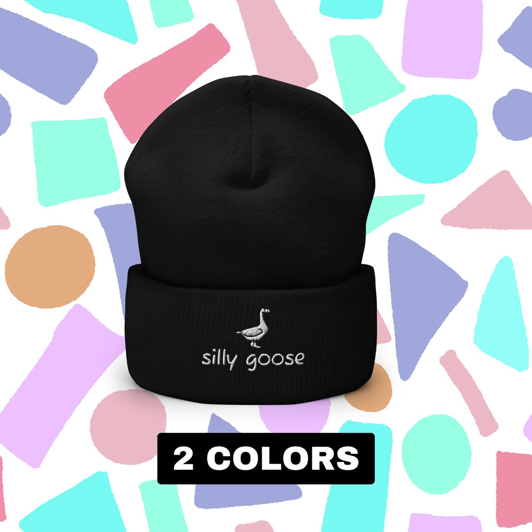 Silly Goose Beanie | Embroidered | Beanie | Funny Beanie Hat | Funny ...