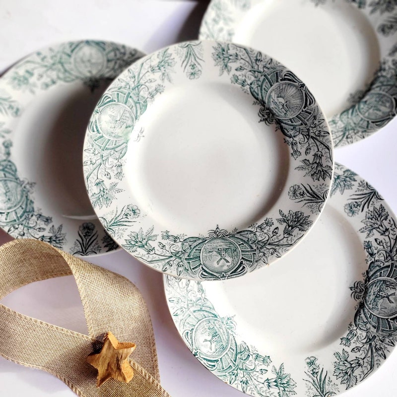 Antique Dinner Plate - Etsy