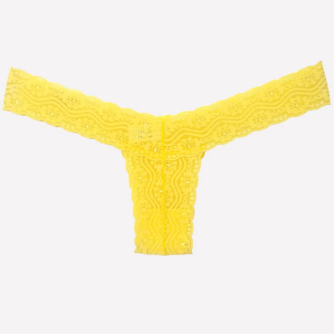Lace Lingerie Yellow Lingerie Sexy Lace Lingerie Lace Panty Sexy Lace Panties Lace Thong
