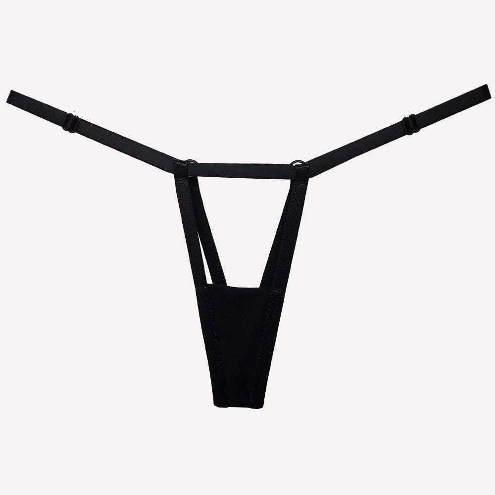 Strappy Thong, Black Thong, Lingerie Set, Sexy Strap Thong, Sexy Thong ...