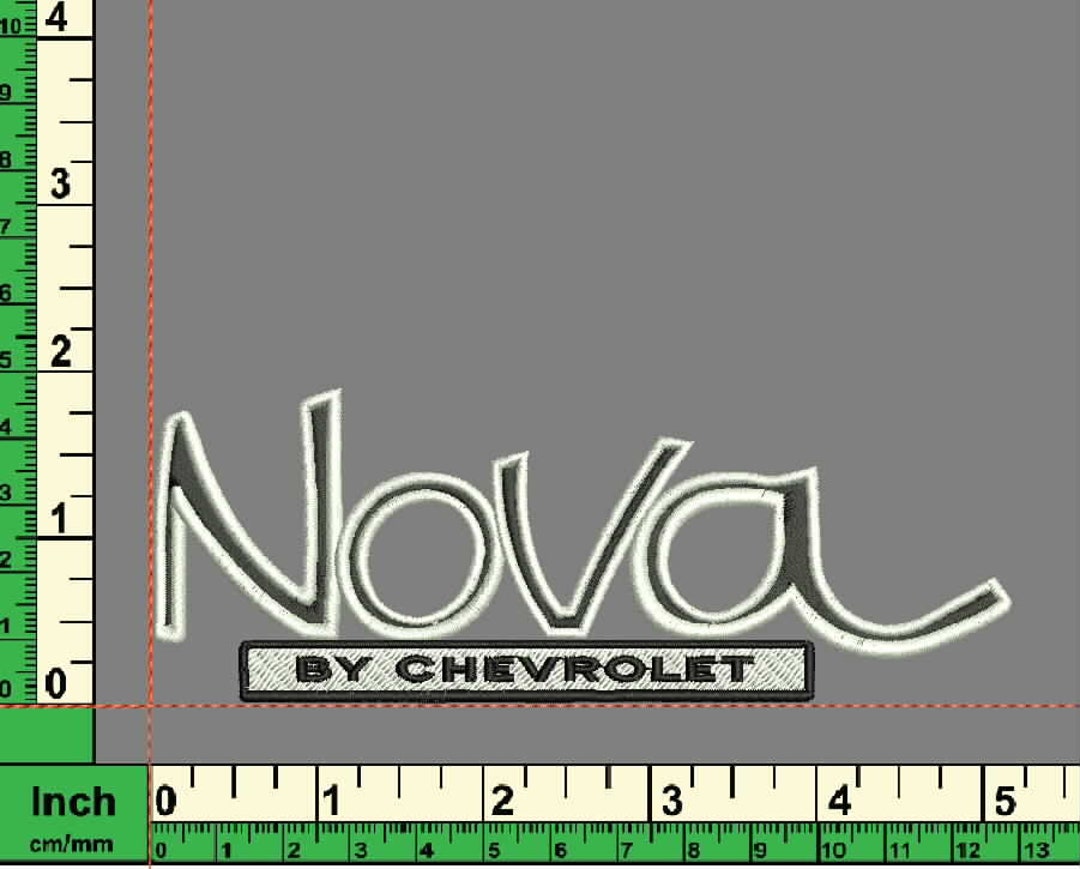 Chevy Nova Embroidery File - Etsy
