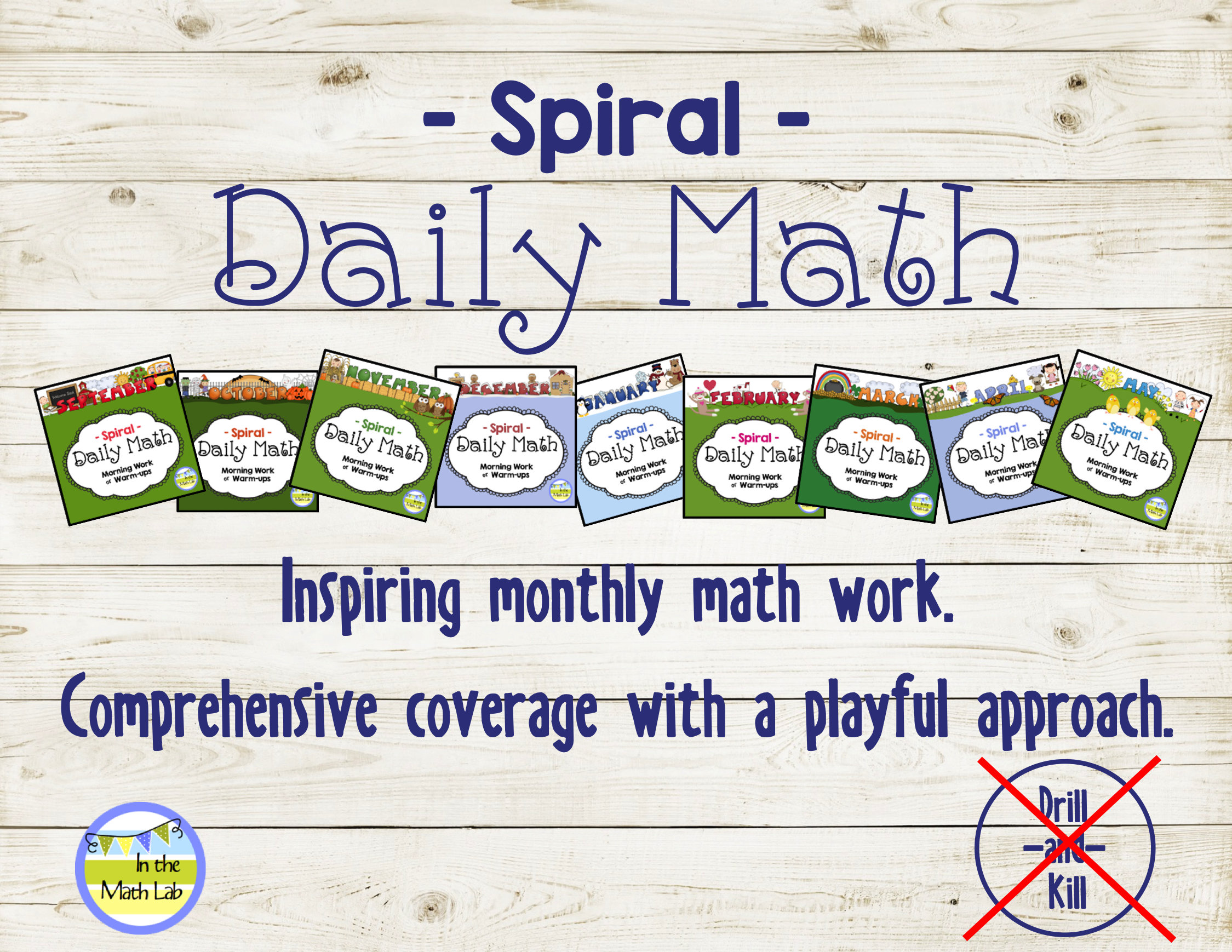 1st Grade Spiral Daily Math Practice Printable Worksheet Packet APRIL ...