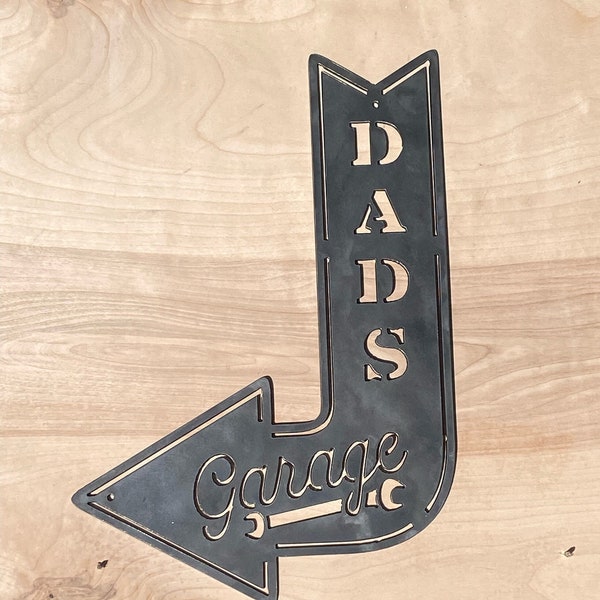 Metal Arrow Sign - Etsy