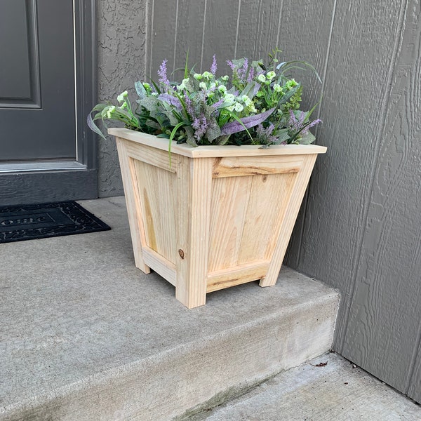 Wood Flower Box - Etsy