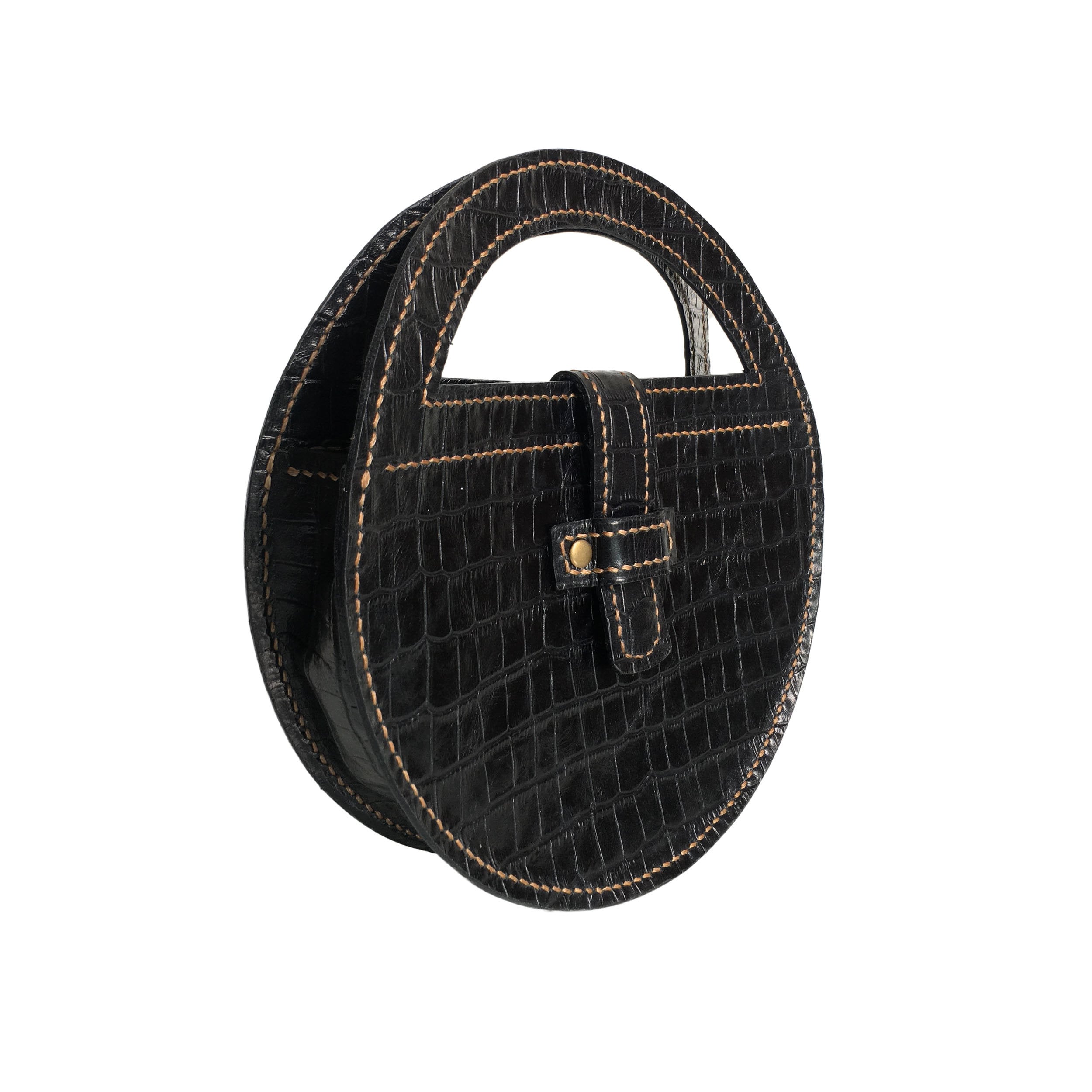 Womens Circle Leather Handbag PDF Pattern, Easy to Follow (A4) - Etsy