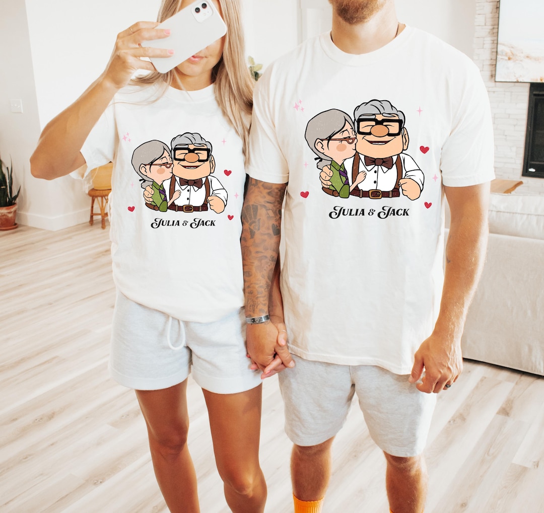Disney up Couple Shirt, Custom Disney Shirts, Custom Name Disney Shirt ...