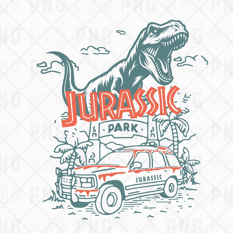 Dinosaur New World Png - Etsy
