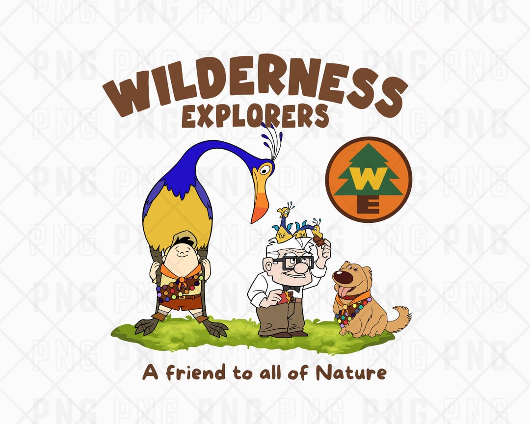 Disney Pixar up Movie PNG, UP Wilderness Explorers, up Movie Carl Kevin ...