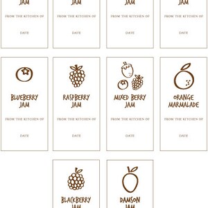 Skillfully With Love Jam Labels, Wedding Favor Labels, Jam Labels ...