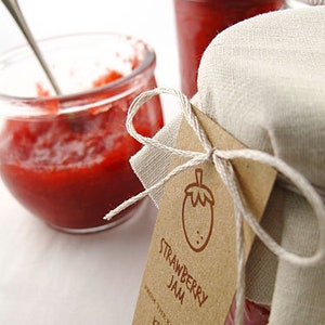 Skillfully With Love Jam Labels, Wedding Favor Labels, Jam Labels ...